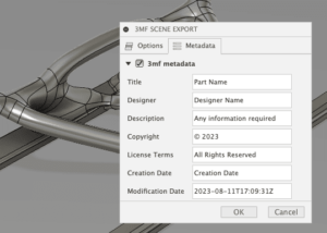 How to Export 3MF from Fusion 360 with Metadata (Video) – 3MF Consortium